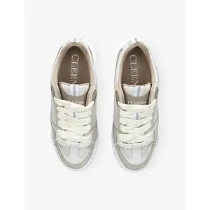 CLEENS Essential Suede And Mesh Trainers - Beige Oth