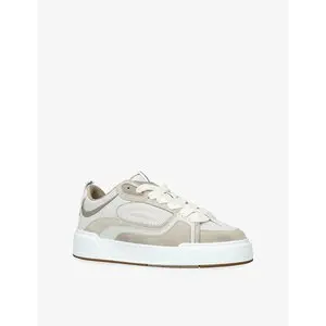 CLEENS Essential Suede And Mesh Trainers - Beige Oth