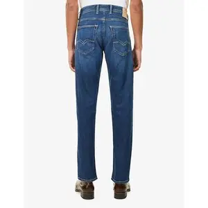 REPLAY Grover Slim-fit Denim Jeans - Dark Blue