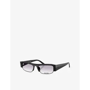 Miu Miu Rectangle-frame Acetate Optical Glasses