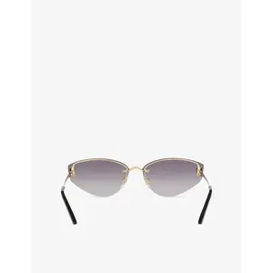 Cartier Ct0431s Cat-eye Sunglasses - Gold