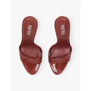Paris Texas Lidia 105 Patent-leather Mules - Rust