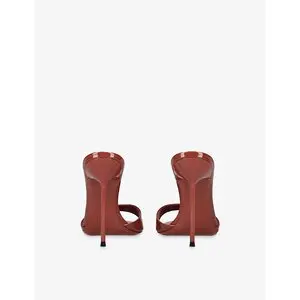 Paris Texas Lidia 105 Patent-leather Mules - Rust