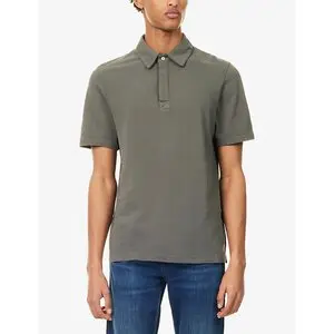 7 For All Mankind Regular-fit Short-sleeve Cotton Polo Shirt