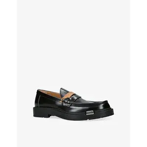 MAISON MARGIELA Décortiqué Leather Loafers - Black