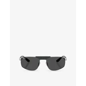 Ray-ban X Scuderia Ferrari Rb3776m Sunglasses - Silver