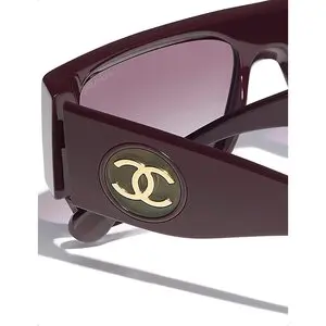 Chanel Ch5549 Square-frame Sunglasses - Red