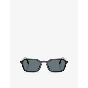 Persol PO3381S Square Frame Sunglasses Black