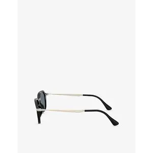 Persol Po3381s Square Frame Sunglasses - Black