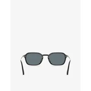 Persol Po3381s Square Frame Sunglasses - Black