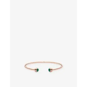 PIAGET Possession 18ct Rose-gold And Malachite Bangle - Pink Gold