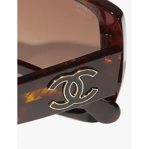 Chanel Polarised Square-frame Sunglasses