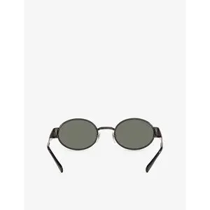 Gucci Gg1854s Round-frame Sunglasses - Silver
