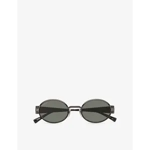 Gucci Gg1854s Round-frame Sunglasses - Silver