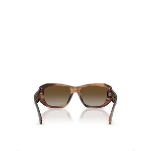Chanel Ch5554 Rectangle Sunglasses - Brown
