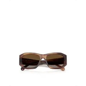 Chanel Ch5554 Rectangle Sunglasses - Brown