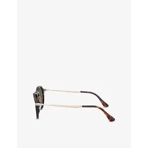Persol Round-frame Sunglasses - Brown