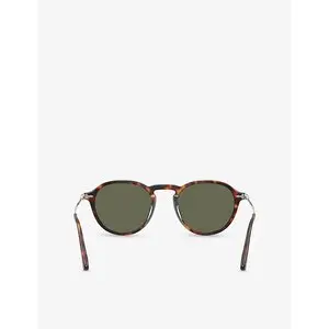 Persol Round-frame Sunglasses - Brown