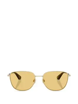 Burberry Square-frame Sunglasses - Gold
