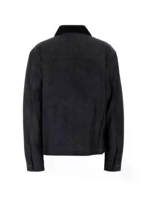 Prada Patch Pocket Collar Jacket - Black