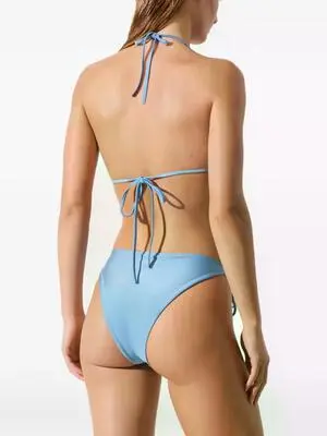 Karl Lagerfeld Self-tie Bikini Bottom - Blue