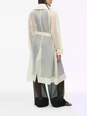 Karl Lagerfeld Organza Trench Coat