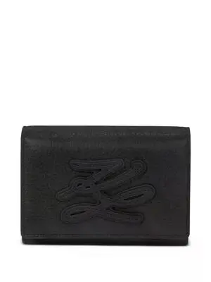 Karl Lagerfeld Medium K/autograph Bifold Wallet - Black