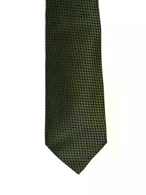 TOM FORD Jacquard Neck Tie - Green