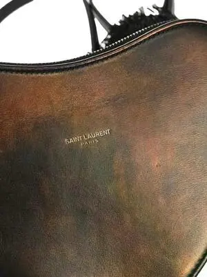 Saint Laurent 2018 Love Heart Leather Shoulder Bag
