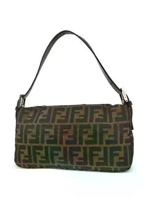Fendi 2001 Zucca Monogram Baguette - Brown