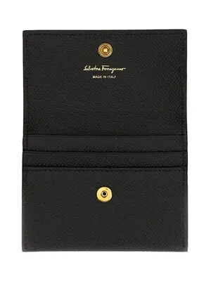 FERRAGAMO Card Holder Hooks - Black