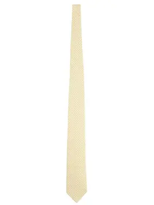 FERRAGAMO Silk Neck Tie - Yellow