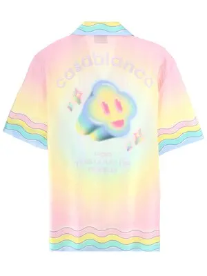 Casablanca Flaming Tennis Ball" Shirt - Multicolour