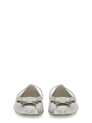 FERRAGAMO Ballet Flats - Silver