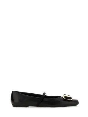 FERRAGAMO Dancer Zina Ballerinas - Black