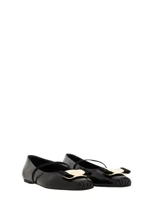 FERRAGAMO Dancer Zina Ballerinas - Black