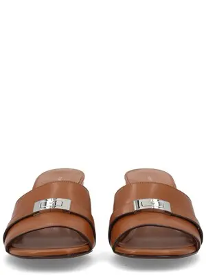 Tory Burch Leelee Sandal Mule - Brown