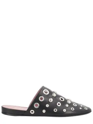 Premiata Leather Studded Slippers