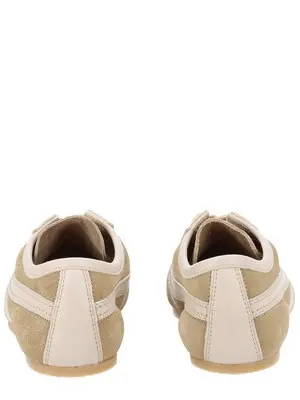 Dries Van Noten Low Top Suede Sneakers - Beige