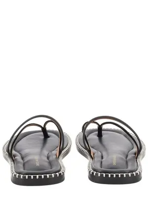 Dries Van Noten Leather Sandals