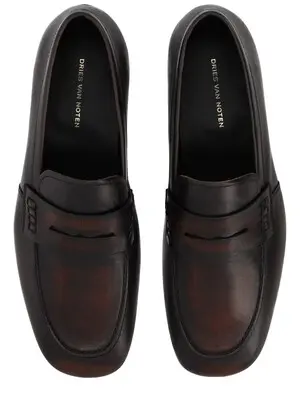 Dries Van Noten Leather Loafer - Brown