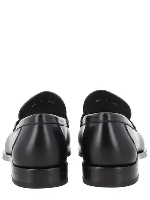 FERRAGAMO Gancini Moccasin - Black