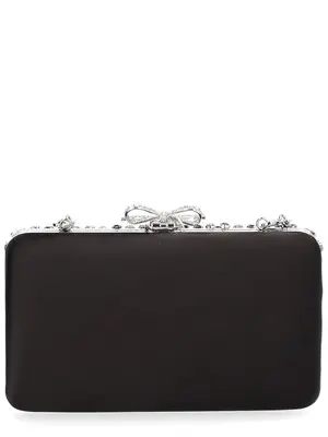 SELF-PORTRAIT Crystal Chainmail Clutch - Multicolour