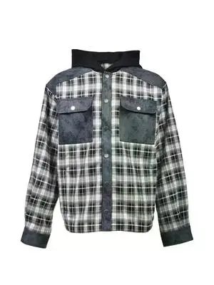 BREATH Hooded Check Shirt