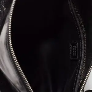 Miu Miu Shiny Leather Handbag - Black