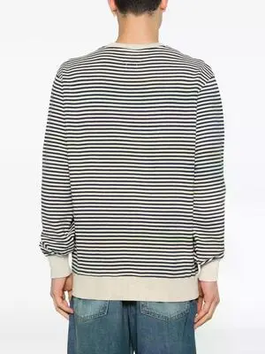 MC2 SAINT BARTH Striped Embroidered Sweatshirt