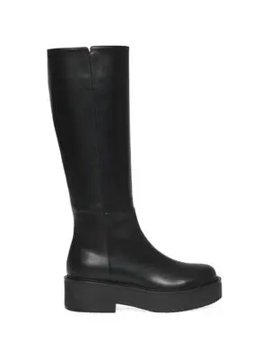 GIANVITO ROSSI Hiro Leather Boots - Black