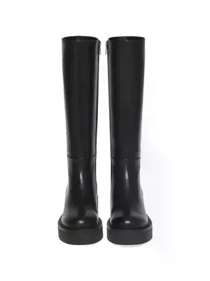 GIANVITO ROSSI Hiro Leather Boots - Black