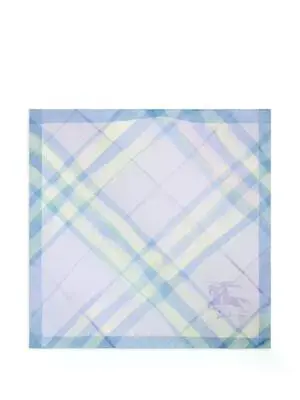 Burberry Watercolour Check Silk Scarf