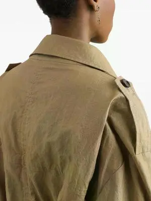 Dolce & Gabbana Belted Double-breasted Trench Coat